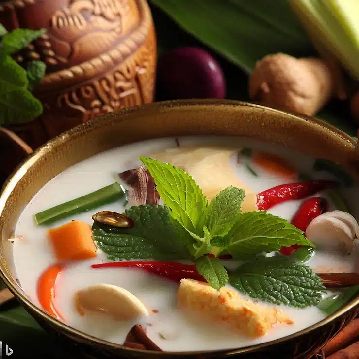 Opskrift på thaisuppe med kokosmælk Opskriften.nu